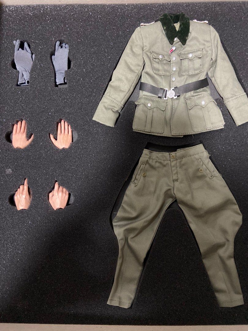 DiD corp 3R 1/6 scale WW2 Axis German Tiger Ace Tank commander Michael ...