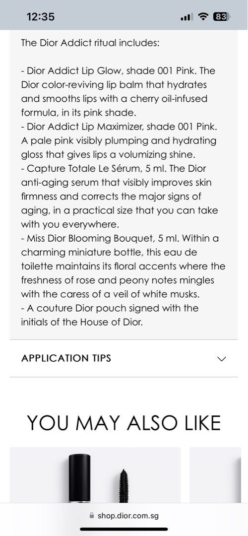 DIOR Addict the Beauty Ritual set, Beauty & Personal Care, Face, Makeup ...