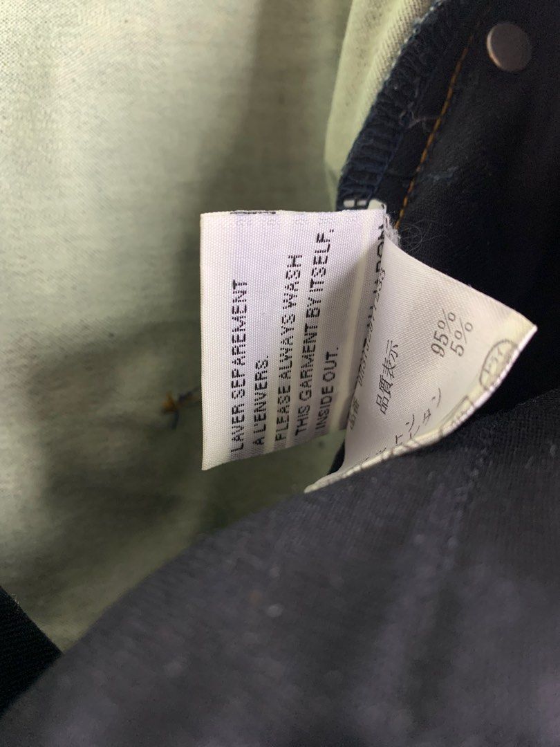 Dior Selvedge Zipper Pants, Men's Fashion, Bottoms, Jeans on Carousell