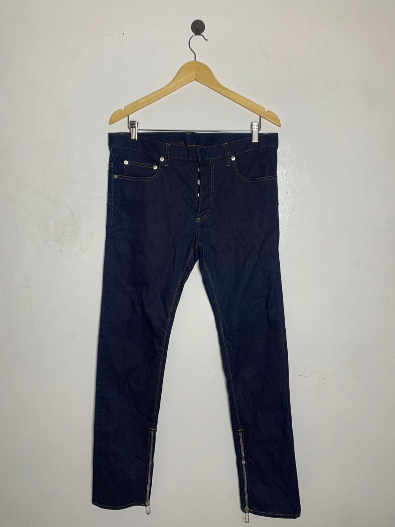 Dior Selvedge Zipper Pants, Men's Fashion, Bottoms, Jeans on Carousell