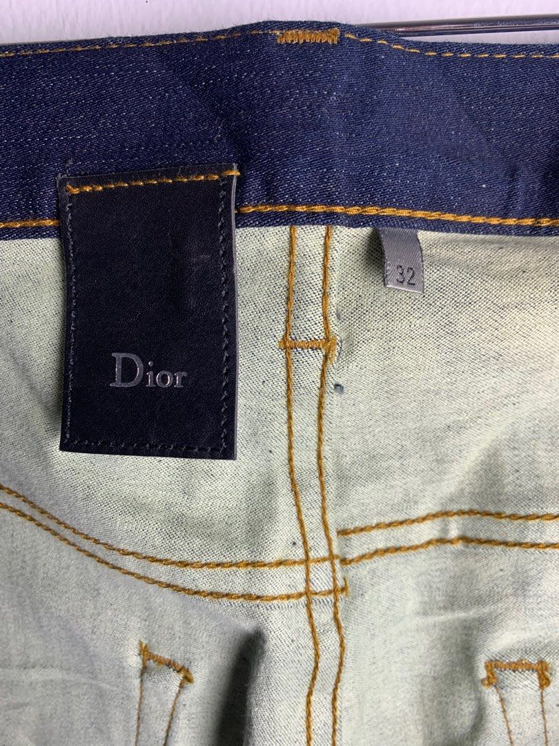 Dior Selvedge Zipper Pants, Men's Fashion, Bottoms, Jeans on Carousell