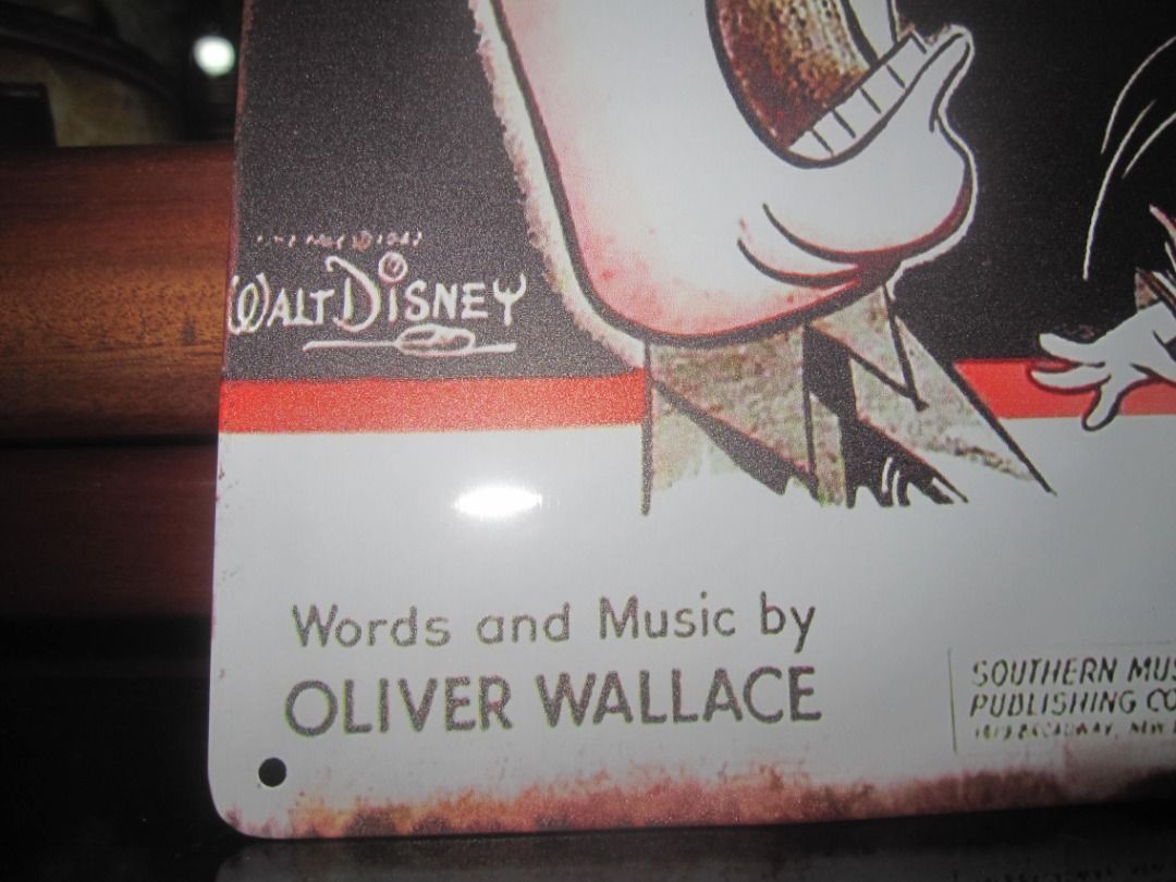 Disney Donald Duck in Nutzi Land Tin Sign, Hobbies & Toys, Memorabilia ...