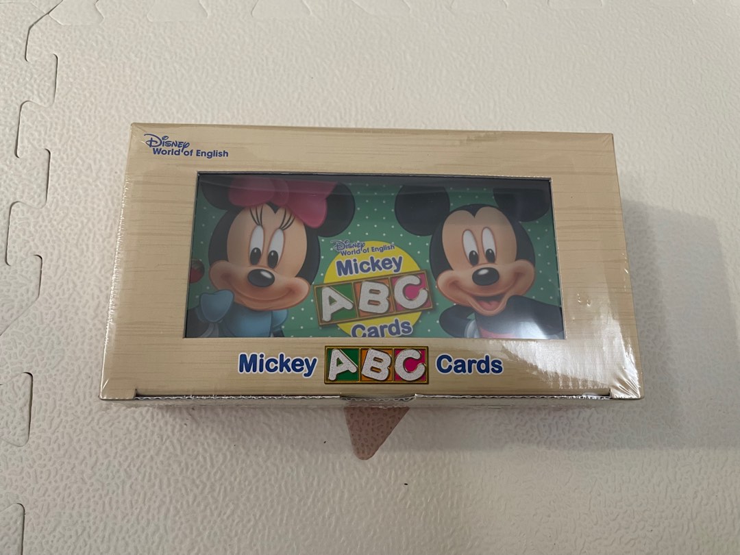 Disney DWE Mickey ABC Card, 興趣及遊戲, 書本 & 文具, 小朋友書 - Carousell