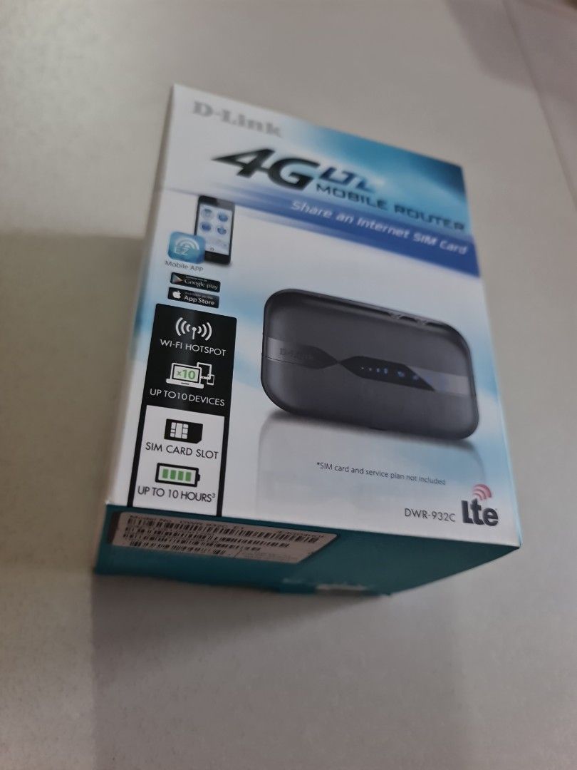 D-Link 4G LTE Mobile Router DWR-932C, Mobile Phones & Gadgets, Mobile & Gadget Accessories ...