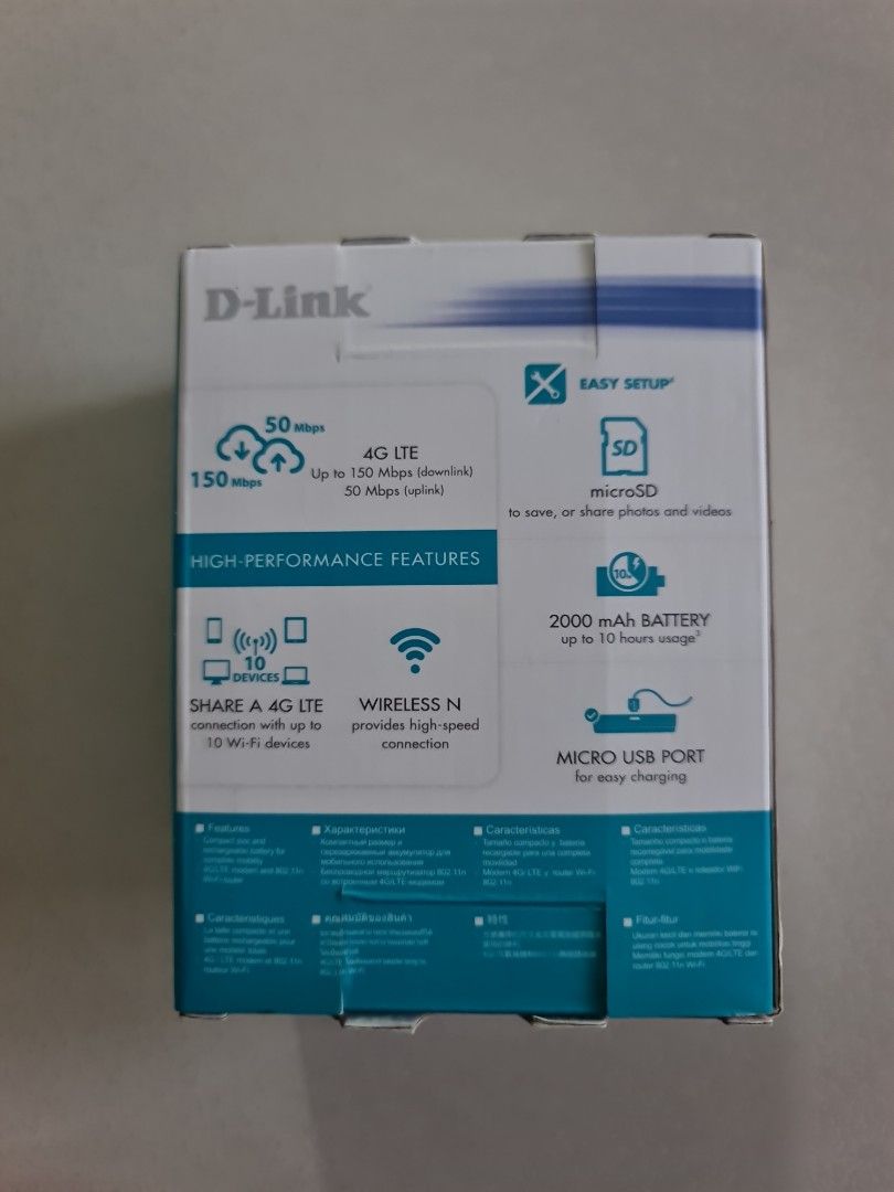 D-Link 4G LTE Mobile Router DWR-932C, Mobile Phones & Gadgets, Mobile ...