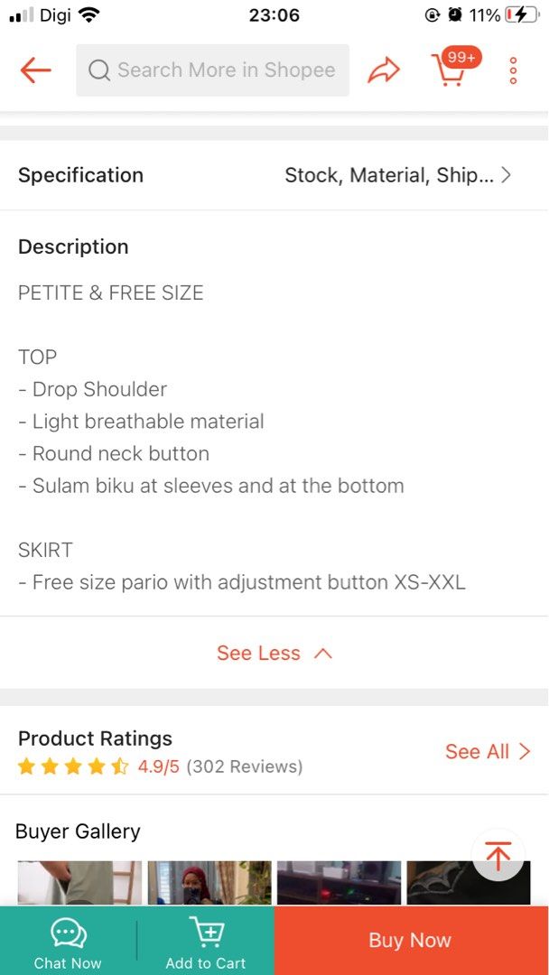 Dofa - termula kurung in black (petite), Women's Fashion, Muslimah ...