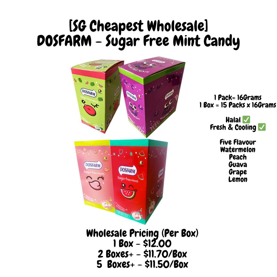 DOSFARM - Sugar Free Mint Candy, Food & Drinks, Other Food & Drinks on ...