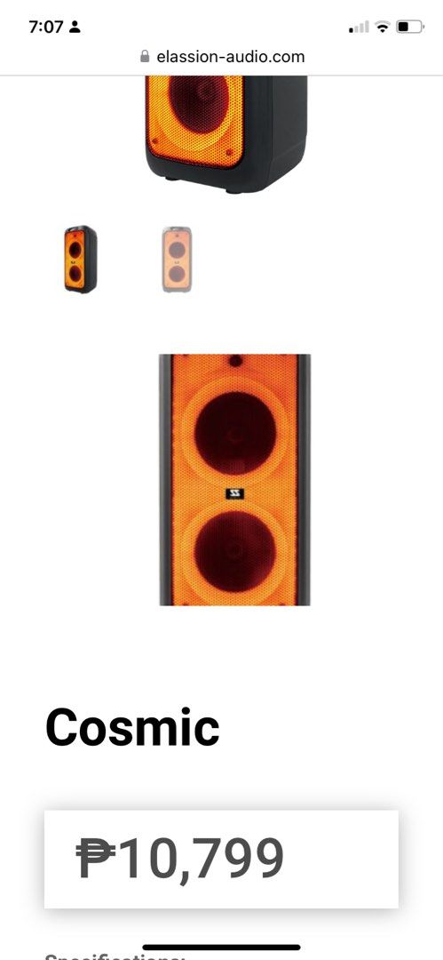 Elassion Sound System / Karaoke- Cosmic, Audio, Soundbars, Speakers & Amplifiers on Carousell