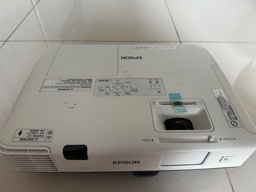 Epson Projector EB-1960, TV & Home Appliances, TV & Entertainment ...