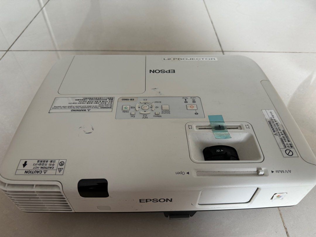 Epson Projector EB-1960, TV & Home Appliances, TV & Entertainment ...