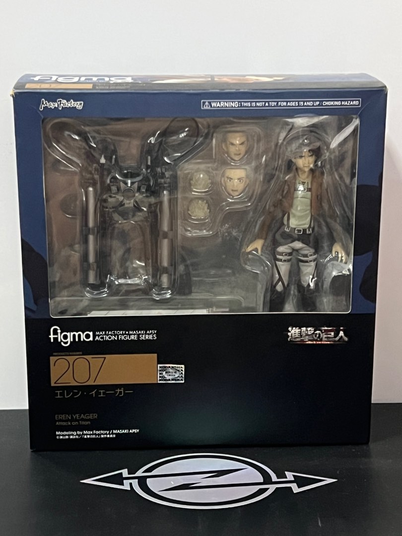 Eren figma 207 attack on titan aot, Hobbies & Toys, Toys & Games on ...
