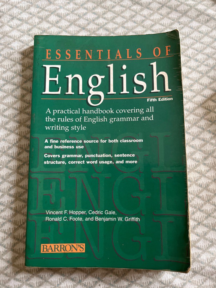 Essentials of English Fifth Edition by Hopper, Gale, Foote, and ...