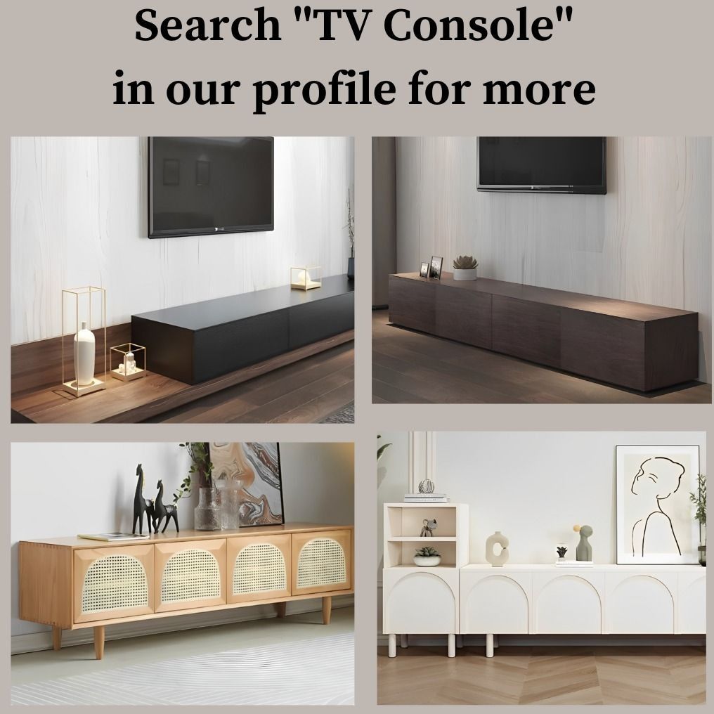 Extendable rattan tv console NICHE, Furniture & Home Living, Furniture ...