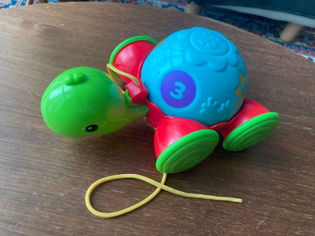Fisher price pull turtle like new, Babies & Kids, Infant Playtime on ...