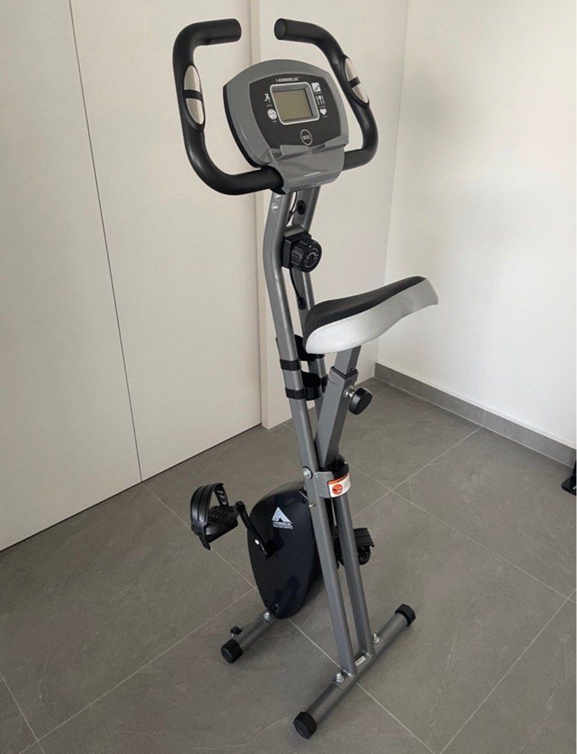 Foldable Stationary Spin Bike, Sports Equipment, Exercise & Fitness ...