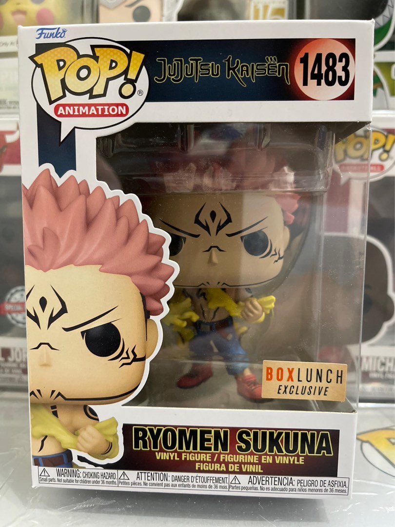 Funko pop|1483 RYOMEN SUKUNA JUJUTSU KAISEN 兩面宿儺 咒術迴戰, 興趣及遊戲, 玩具 & 遊戲類 ...