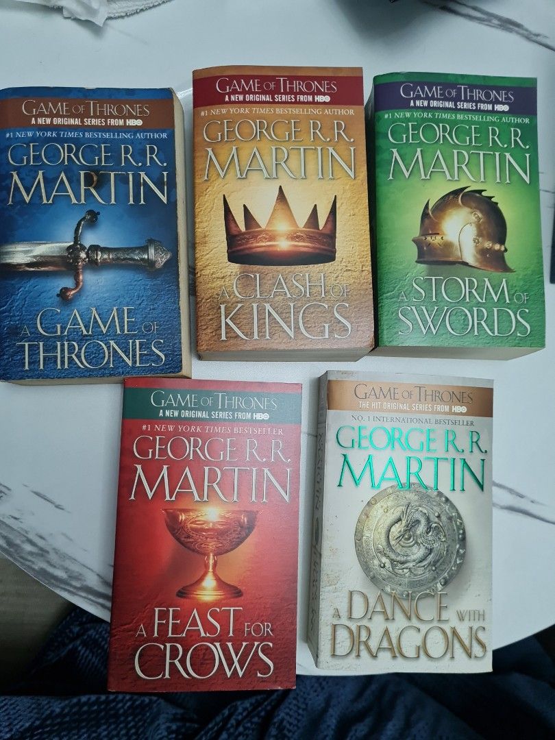 Game of Thrones Boxed Set ( 5 books), Hobbies & Toys, Books & Magazines ...