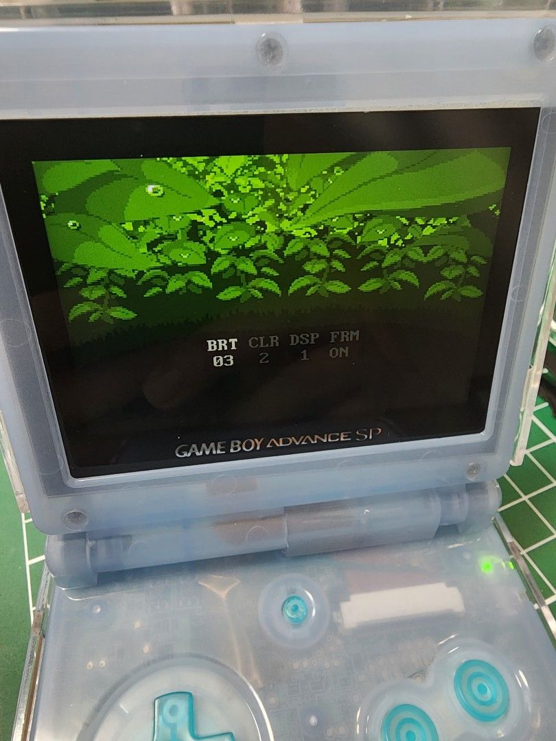 Gameboy Advance SP AGS-101 (Clear Sky Blue + IPS Screen), Video Gaming ...