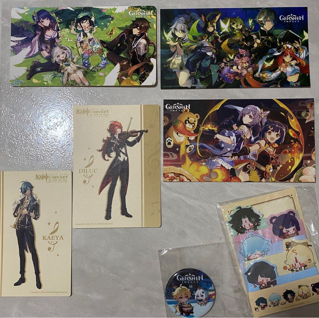 Genshin merchandise - official & fan merch, Hobbies & Toys, Toys ...
