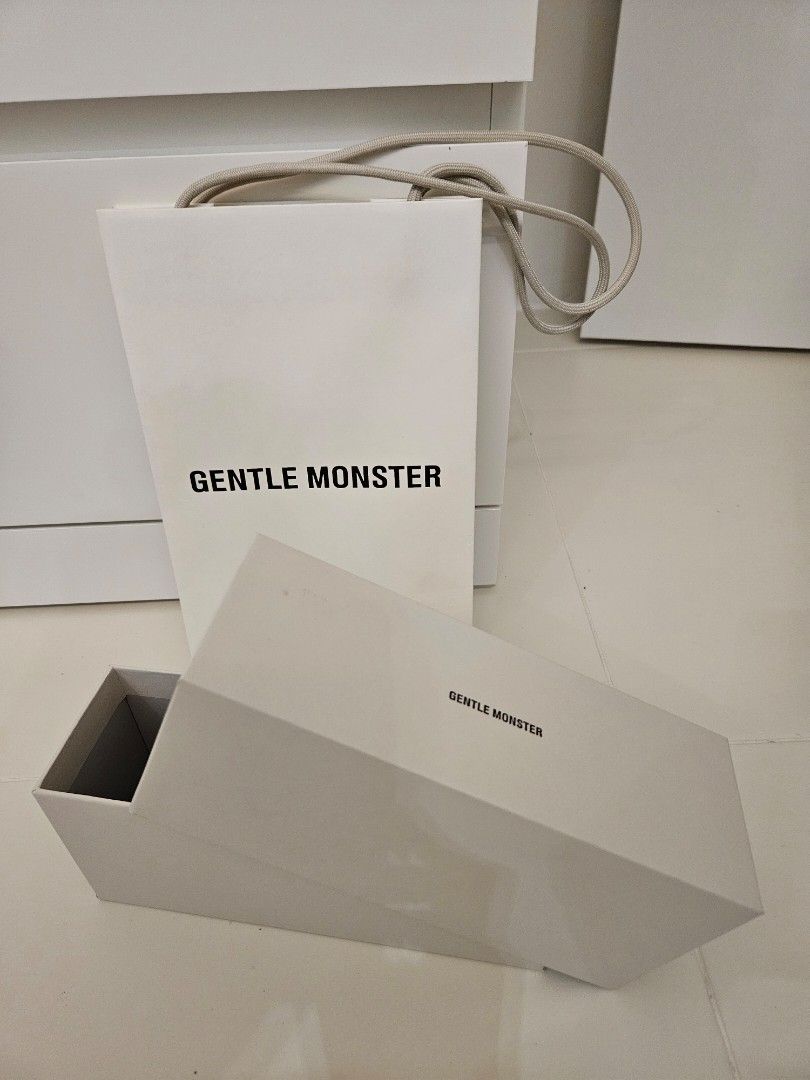 Gentle Monster Paper Bag & Box, Women's Fashion, Watches & Accessories ...