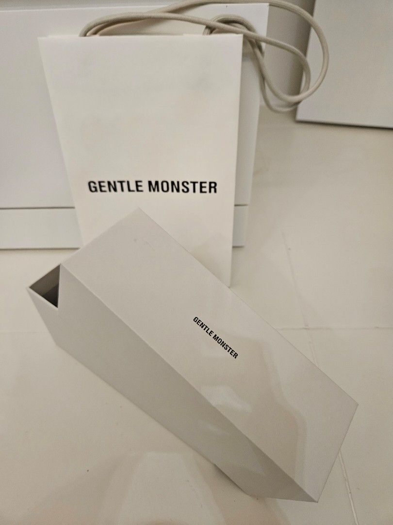 Gentle Monster Paper Bag & Box, Women's Fashion, Watches & Accessories ...