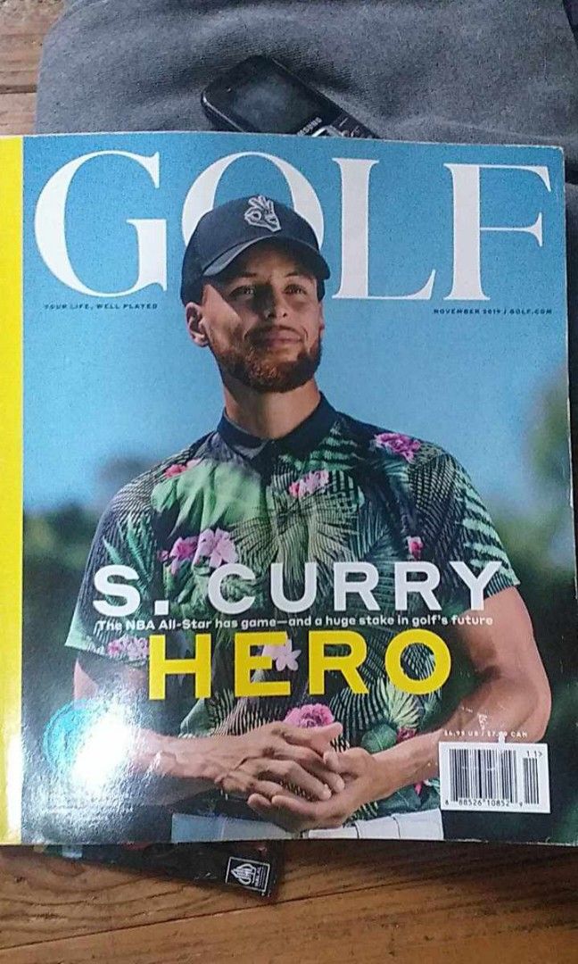 Golf magazine Steph curry cover, Hobbies & Toys, Books & Magazines ...