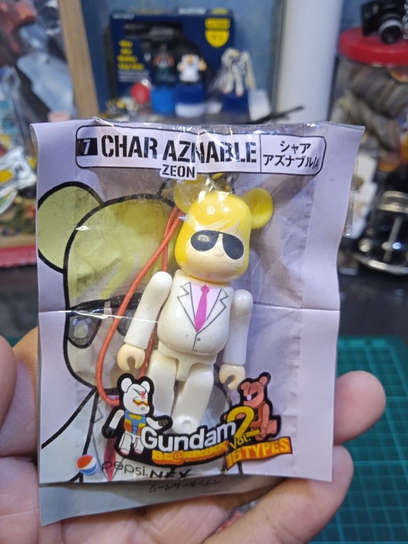 Gundam Bearbricks pepsi Japan, Hobbies & Toys, Toys & Games on Carousell