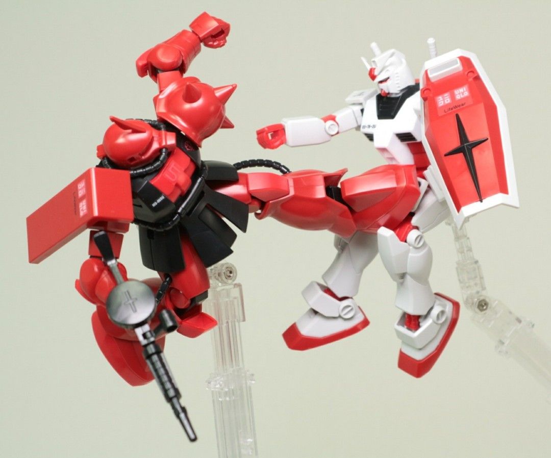 Gundam X Uniqlo collection Model kit Gunpla ms-06su Zaku II mobile suit ...