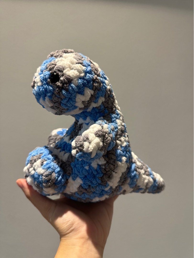 Handmade Crochet Dinosaur, Hobbies & Toys, Stationery & Craft, Handmade ...