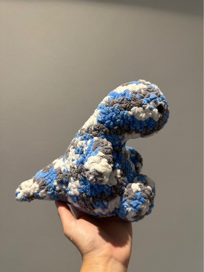 Handmade Crochet Dinosaur, Hobbies & Toys, Stationery & Craft, Handmade ...