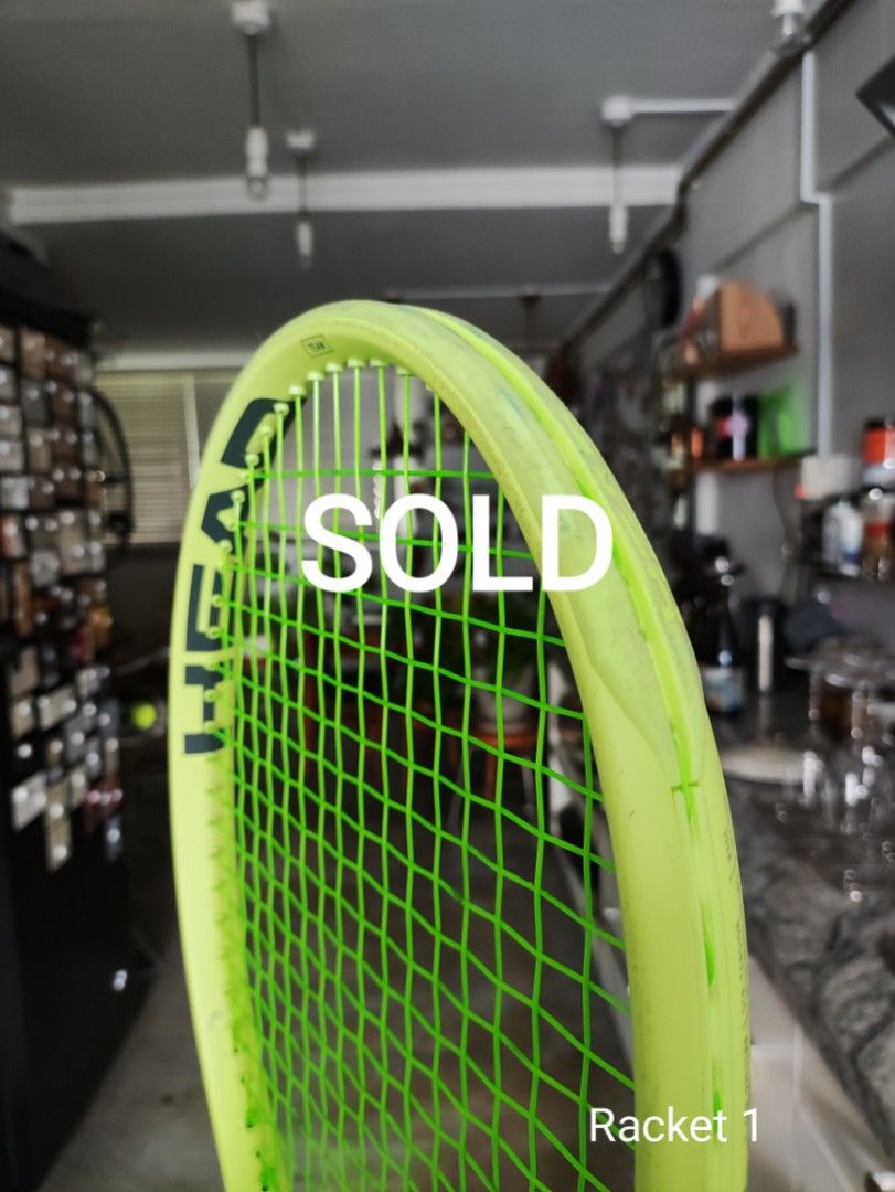 Head Extreme Team 2022, grip 1, tennis racket (1 pc left), Sports ...