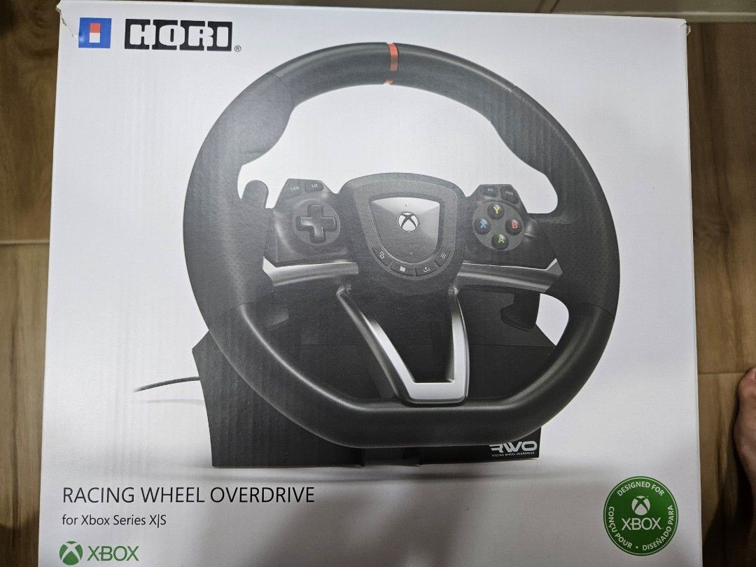 Hori overdrive steering wheel for xbox series s and x, Video Gaming ...