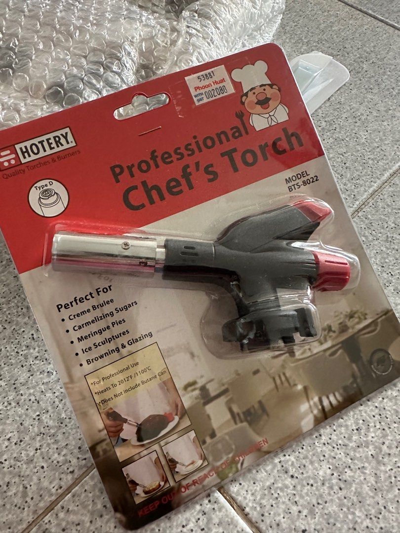 Hotery Professional Chef Torch, Furniture & Home Living, Kitchenware ...