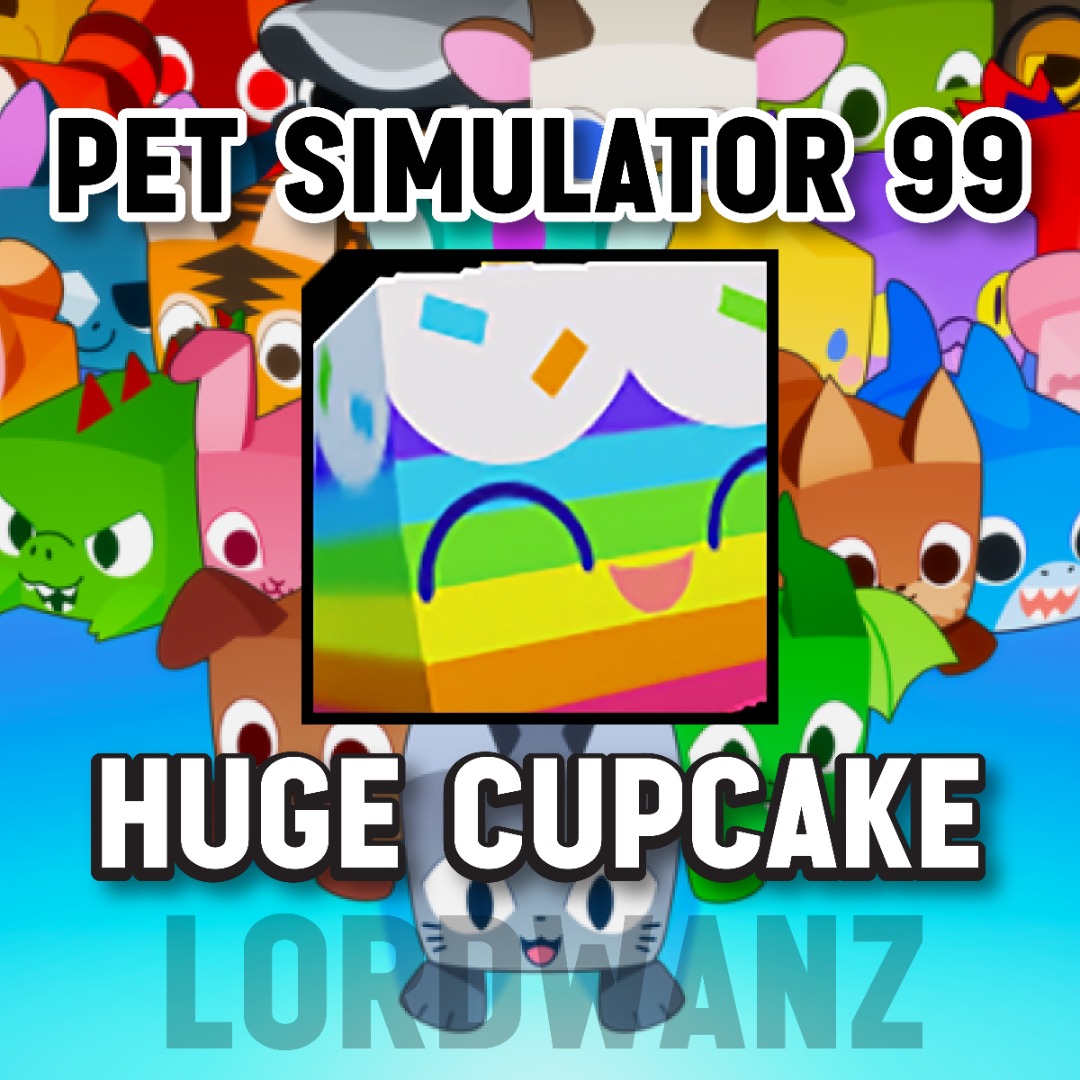 Huge Cupcake Pet Simulator 99, Video Gaming, Gaming Accessories, In ...