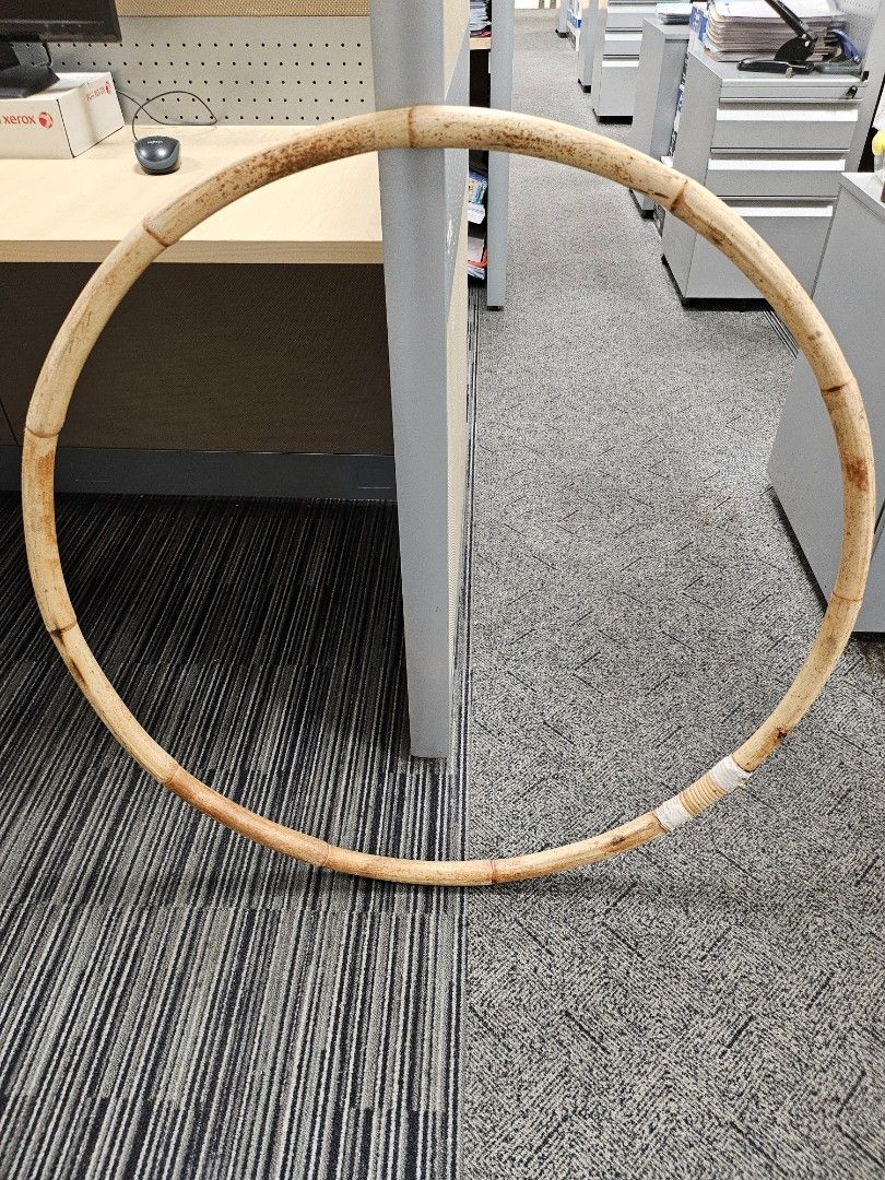 Hula Hoop Wooden, Sports Equipment, Exercise & Fitness, Weights ...