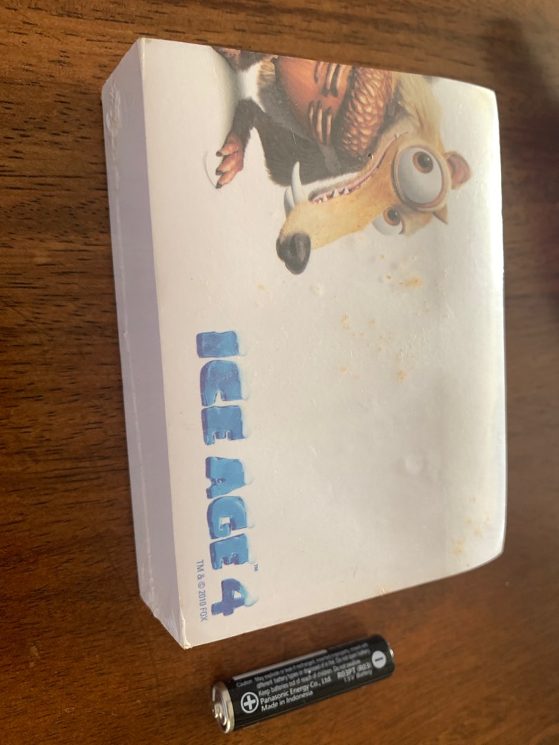 Ice Age notepad, Hobbies & Toys, Memorabilia & Collectibles, Fan ...