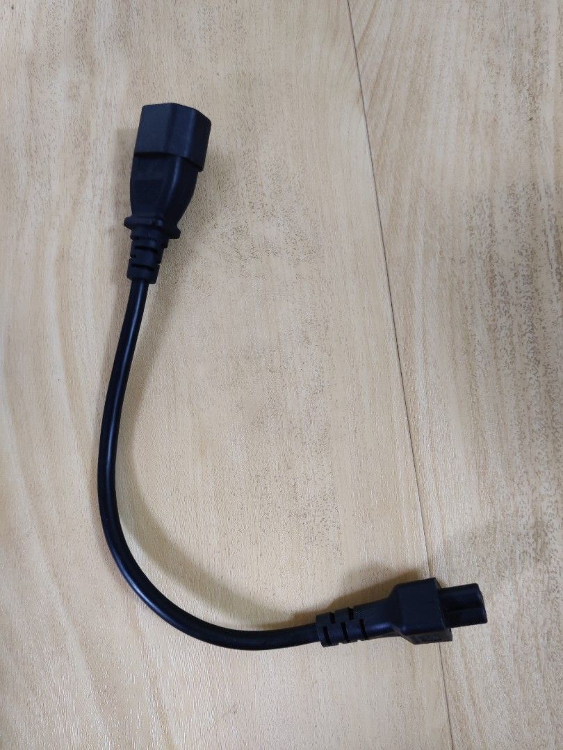 IEC C14 to IEC C5 Mickey Mouse power cable, Computers & Tech, Parts ...