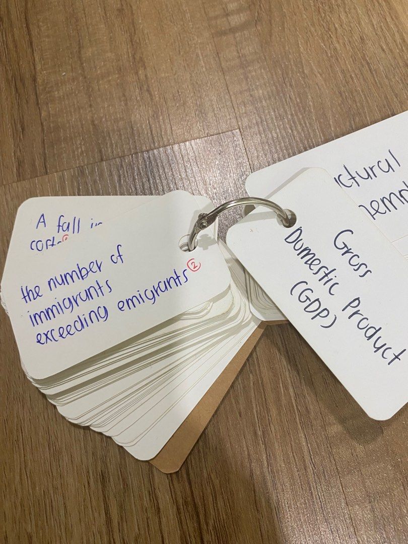 IGCSE Economics Flash Cards, Hobbies & Toys, Books & Magazines ...