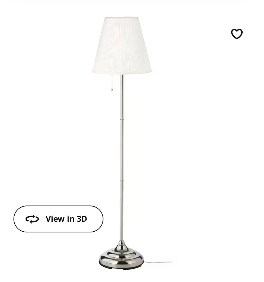 Ikea - Astrid Floor Lamp 155cm, Furniture & Home Living, Lighting ...