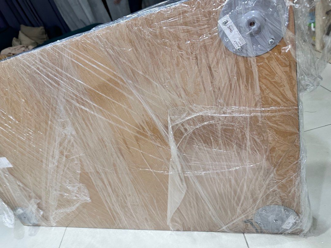 Ikea Linmon Black Table with Adils Legs, Furniture & Home Living ...