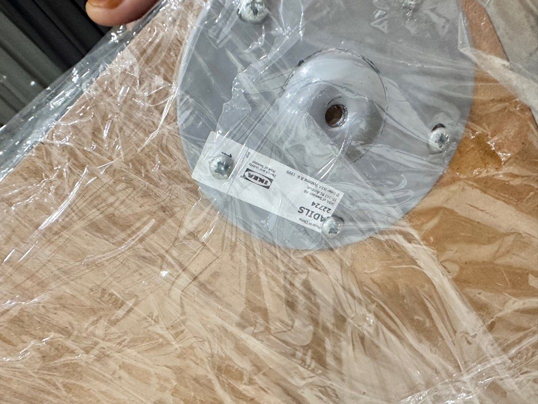 Ikea Linmon Black Table with Adils Legs, Furniture & Home Living ...