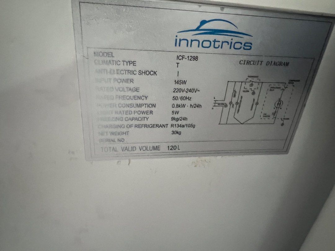 Innotrics 2Ft Chest Freezer, TV & Home Appliances, Kitchen Appliances ...