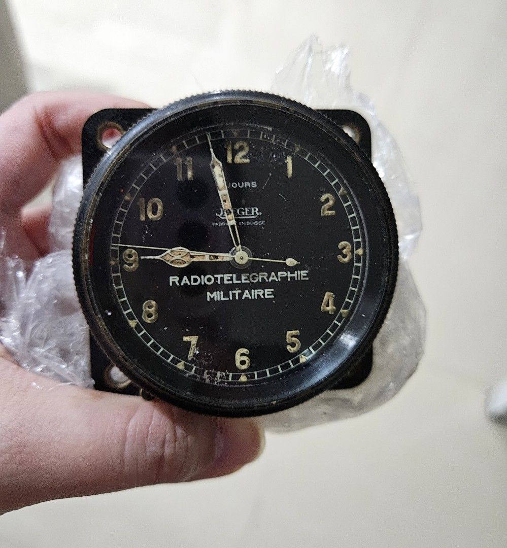 Jaeger Lecoultre Military Radiotelegraphy Aircraft Dashboard Watch ...