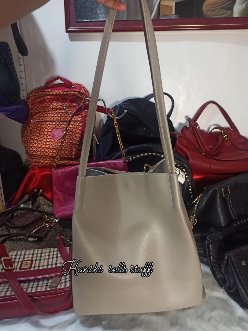 Japan Beige Long Handle Bag, Women's Fashion, Bags & Wallets, Tote Bags ...