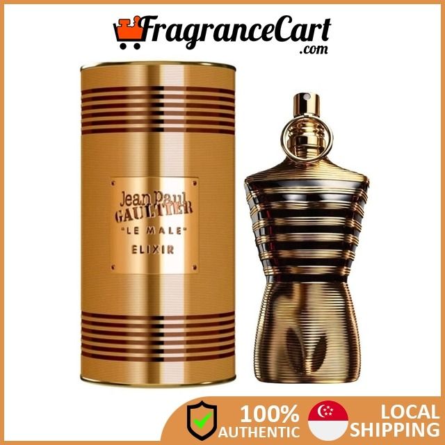 Jean Paul Gaultier Le Male Elixir Parfum for Men (75ml) [Brand New 100% ...