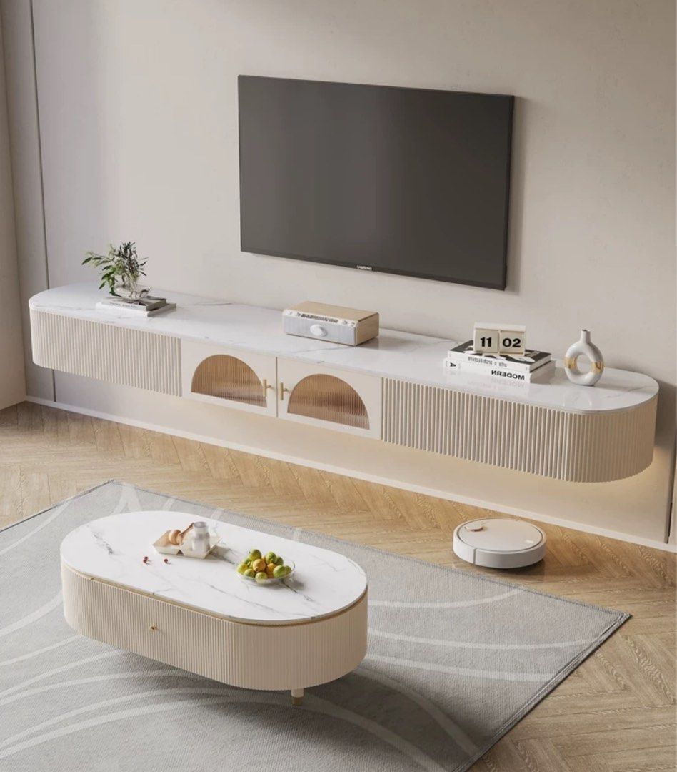 JODI Modern Floating TV Console, Furniture & Home Living, Furniture, TV ...