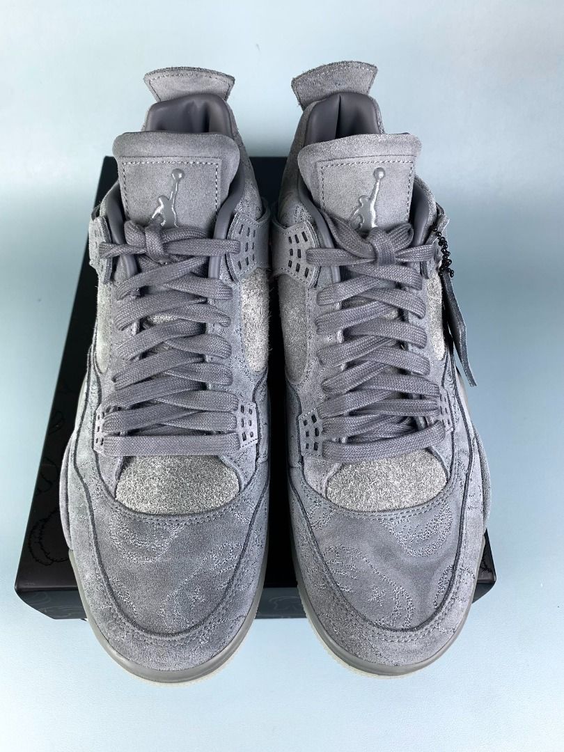 Jordan 4 Retro KAWS Grey, Men's Fashion, Footwear, Sneakers on Carousell