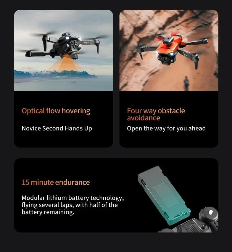 K6 MAX Drone 4K Professional HD ESC Camera Optical Flow Localization ...