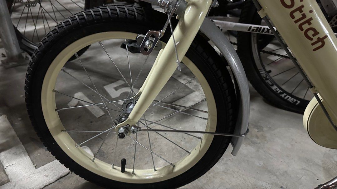 Kids Bicycle 14 inch Stitch, Sports Equipment, Bicycles & Parts ...