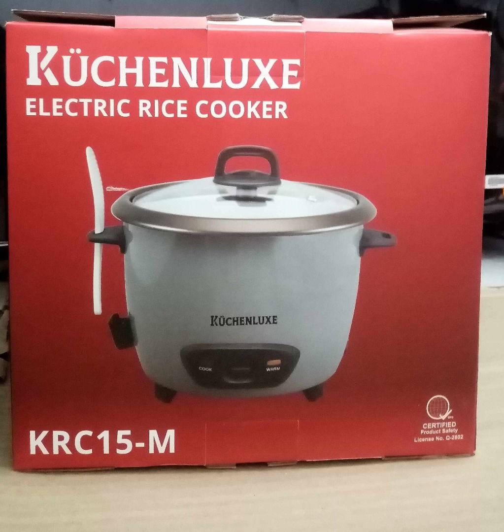 German Kuchenluxe Electric Rice Cooke, TV & Home Appliances, Kitchen ...